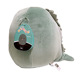 Squishmallows Kellytoy Godzilla Plush Toy (8/'' Godzilla), Green, 8 Inch (SQK2817)