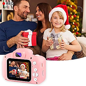 Ruiqas Camera Toy Dual Lens Selfie Camera 1080P HD Digital Video Camera with 32GB TF Card Birthday Gifts for