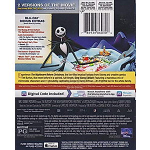 Tim Burton's The Nightmare Before Christmas Sing-Along Edition