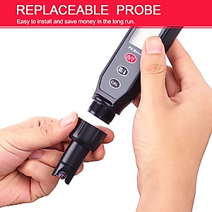 Poniie PH2022Plus Waterproof Digital PH Meter for Water Hydroponics Food Brewing w/Portable Toolkit Combo, 0.01 Resolution