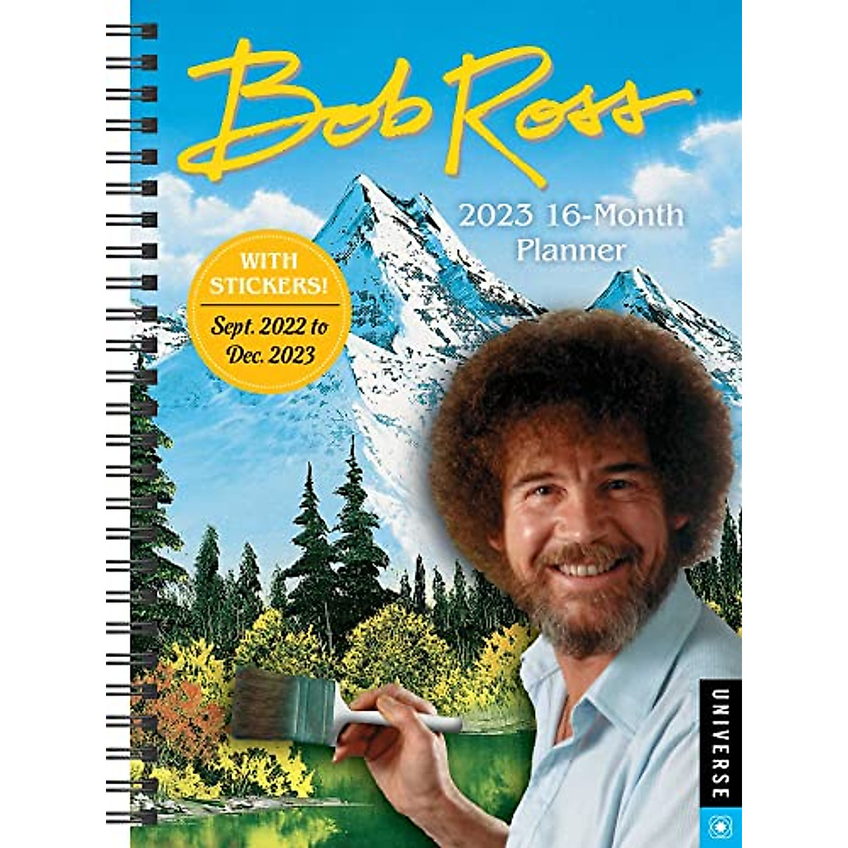 Bob Ross 2023 16-Month Planner
