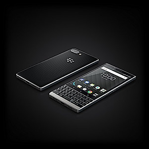 BlackBerry KEY2 64GB (Single-SIM, BBF100-1, QWERTY Keypad) (GSM Only, No CDMA) Factory Unlocked SIM-Free 4G/LTE Smartphone - International Version (Black) - No warranty in the USA