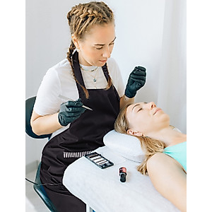 Zihuatailor Dishwashing Dog Grooming Apron for Men, PVC Waterproof Apron for Women with Pockets