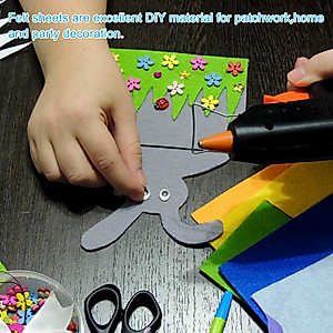 PATIKIL 6 Inch Diameter Lamp Base Felt, 20Pack 2mm Thickness Round Soft Adhesive Non-Slip Anti-Scratch Backed Felt for Lamp Furniture DIY Craft, Dark Grey