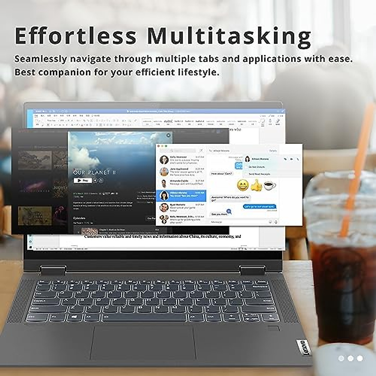 Lenovo IdeaPad Flex 5 15.6" FHD Touchscreen Laptop, Intel Core i5 1135G7, 8GB RAM, 1TB SSD, Intel Iris Xe, Backlit Keyboard, Fingerprint Reader, Wi-Fi AX, Gray, Win 11, 32GB USB Card (Renewed)