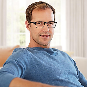 EYECEDAR 4-Pack Reading Glasses Men Blue Light Blocking Eye Glasses Metal Spring Hinges Adjustable Flexible Temples Readers for Men Women Eyeglasses 1.50