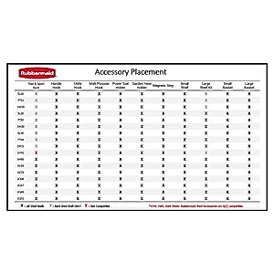 Rubbermaid 34 Inch Heavy Duty Backyard Garden Tool and Sports Equipment Storage Rack for Sheds
