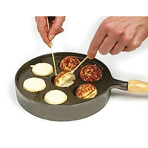 Norpro Deluxe Munk Aebleskiver Pan 8.5in/21cm in diameter and 2in/5cm