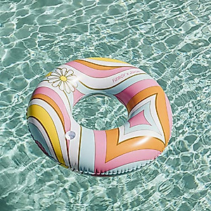 FUNBOY & Malibu Barbie Luxury Inflatable Summer Tube Float - Water Inflatable with Cup Holder Medium