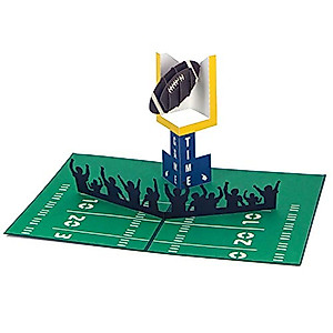 Ribbli Football Handmade 3D Pop Up Card,Greeting Card,Birthday Card,Anniversary Card,Fathers Day Card,Sport Card,For Him,Men,Dad,Son,Boyfriend,Husband,Any Occasion,with Envelope