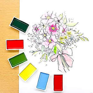 Kuretake Gansai Tambi Watercolors, 48 Colors