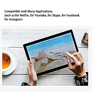 Office Tablet, US Plug 100240V 4GB 64GB Aluminium Alloy Octa Core CPU HD Tablet 3 Card Slots for Study (US Plug)