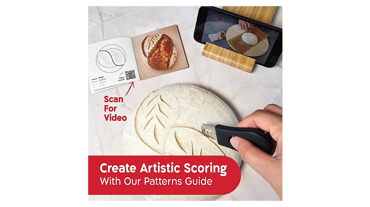 KNEADACE Magnetic Bread Lame - Perfect Sourdough Scoring Tool