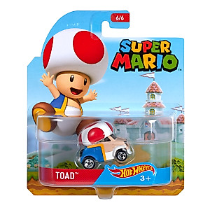 Hot Wheels Mario Bros. Toad Car Vehicle