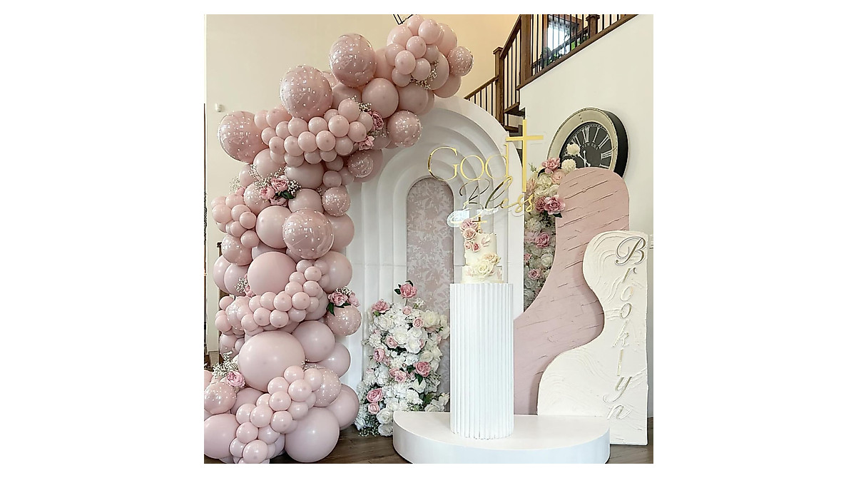 Pink Latex Balloons 100 Pack for Party & Celebration | KYGNE