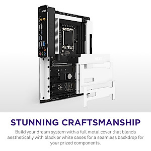 NZXT N7 Z790 ATX Gaming Motherboard - Intel Z790, WiFi 6E, Bluetooth, White