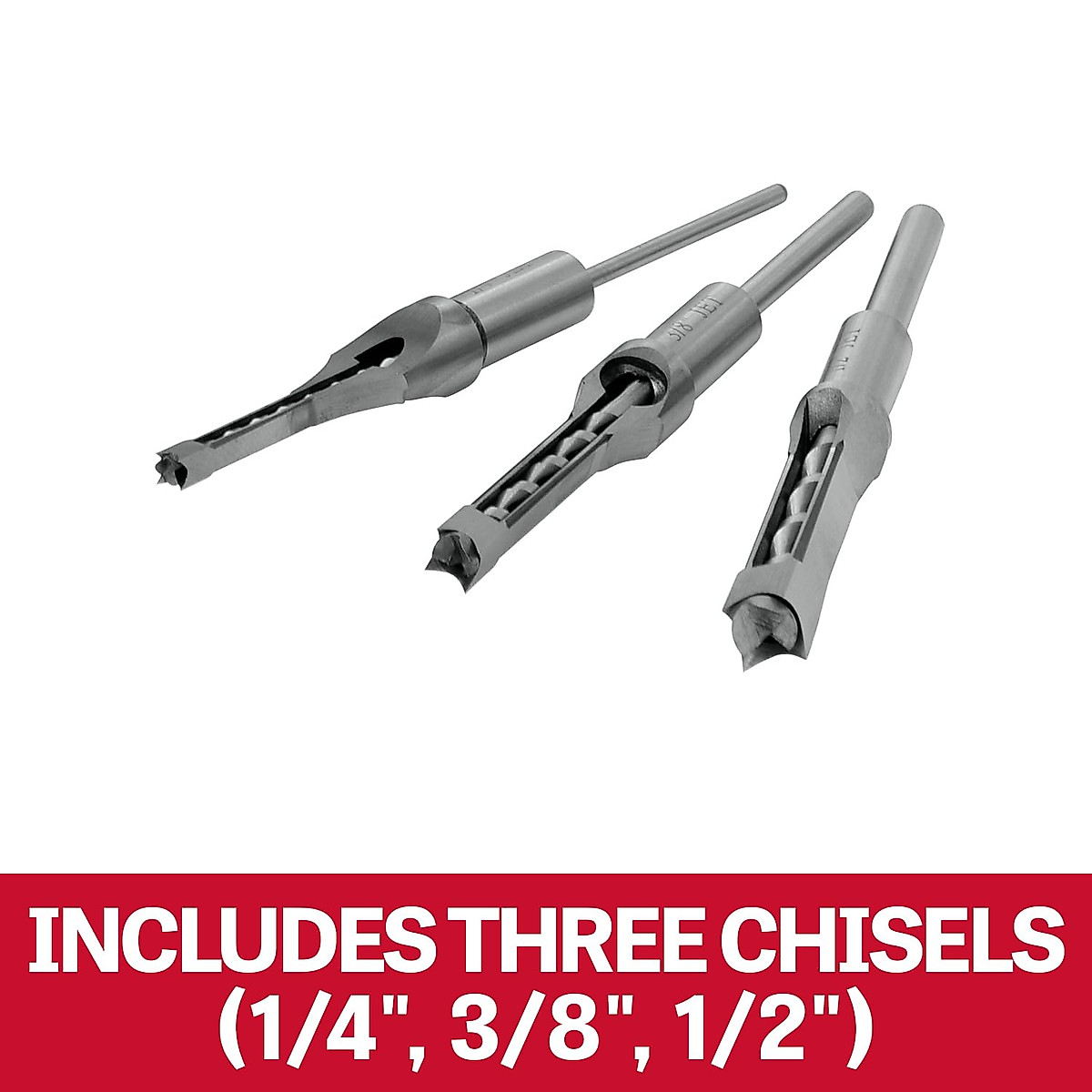 JET Benchtop Mortiser, 1/2" Chisel, 4-3/4" Stroke, 1Ph 115V (Model JBM-5)