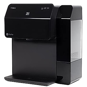 GE Profile Opal Ice Dispenser | Countertop Nugget Ice Maker with Ice Dispenser & 1-Gallon Side Tank | Ice Machine with WiFi Connectivity | Smart Home Kitchen Essentials | Satin Black