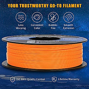 SUNLU PLA+ Filament 1.75mm 10KG PLA Plus 3D Printing Filament for 3D Printer & 3D Pens Tolerance Accuracy +/- 0.02 mm, 11x1KG (10 Colors)