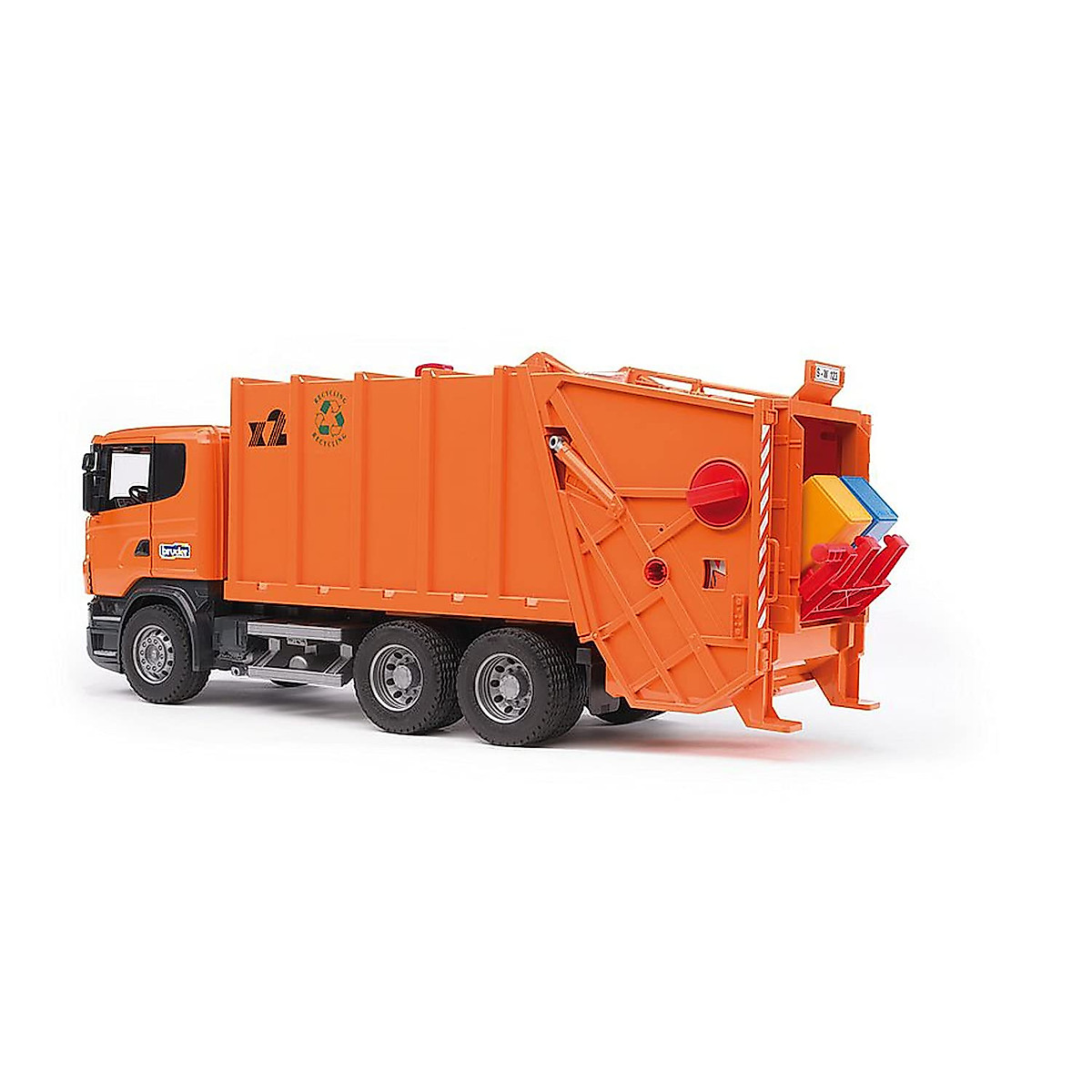 Bruder 03560 Scania R-Series Garbage Truck - Orange