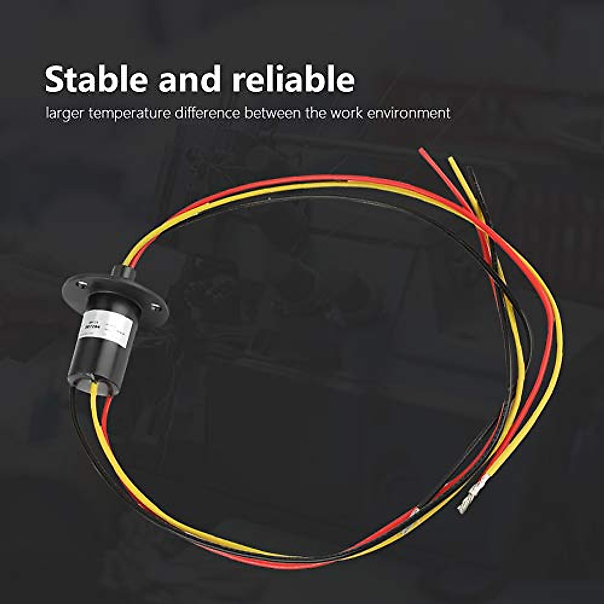 Slip Ring, 3 Wires Slip Ring,250RPM 15A Mini Slip Ring 3 Wires 0-600V for Wind Turbine Power Generator