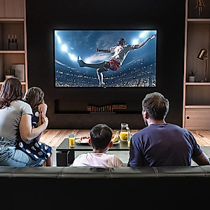 Pyle 55" 2160p UHD Smart TV - Flat Screen Monitor HD DLED Digital/Analog Television w/Built-in WebOS Hub Operating System, HDMI, USB, AV, Full Range Stereo Speaker, Wall Mount, Includes Remote Control