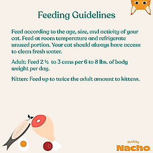 Made by Nacho Premium Minced Wet Cat Food with Hydrating Bone Broth 3.0oz (24 Packs) (Cage-Free Chicken and Wild-Caught Herring)