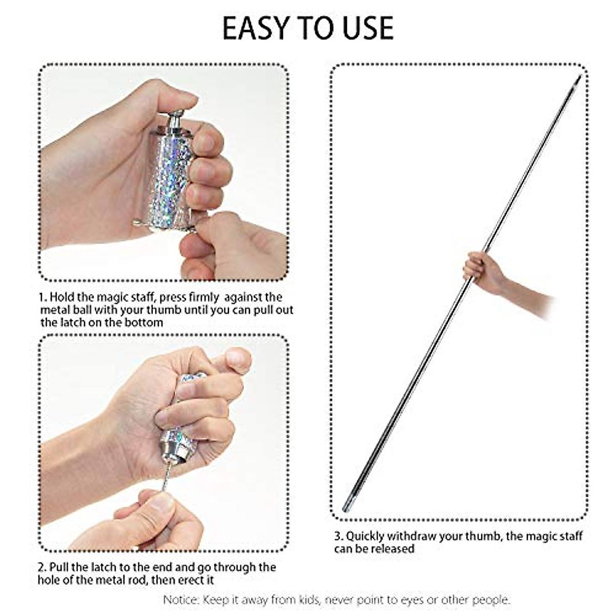 KMOOL Magic Pocket Staff, Magic Pocket Prop 43.30"