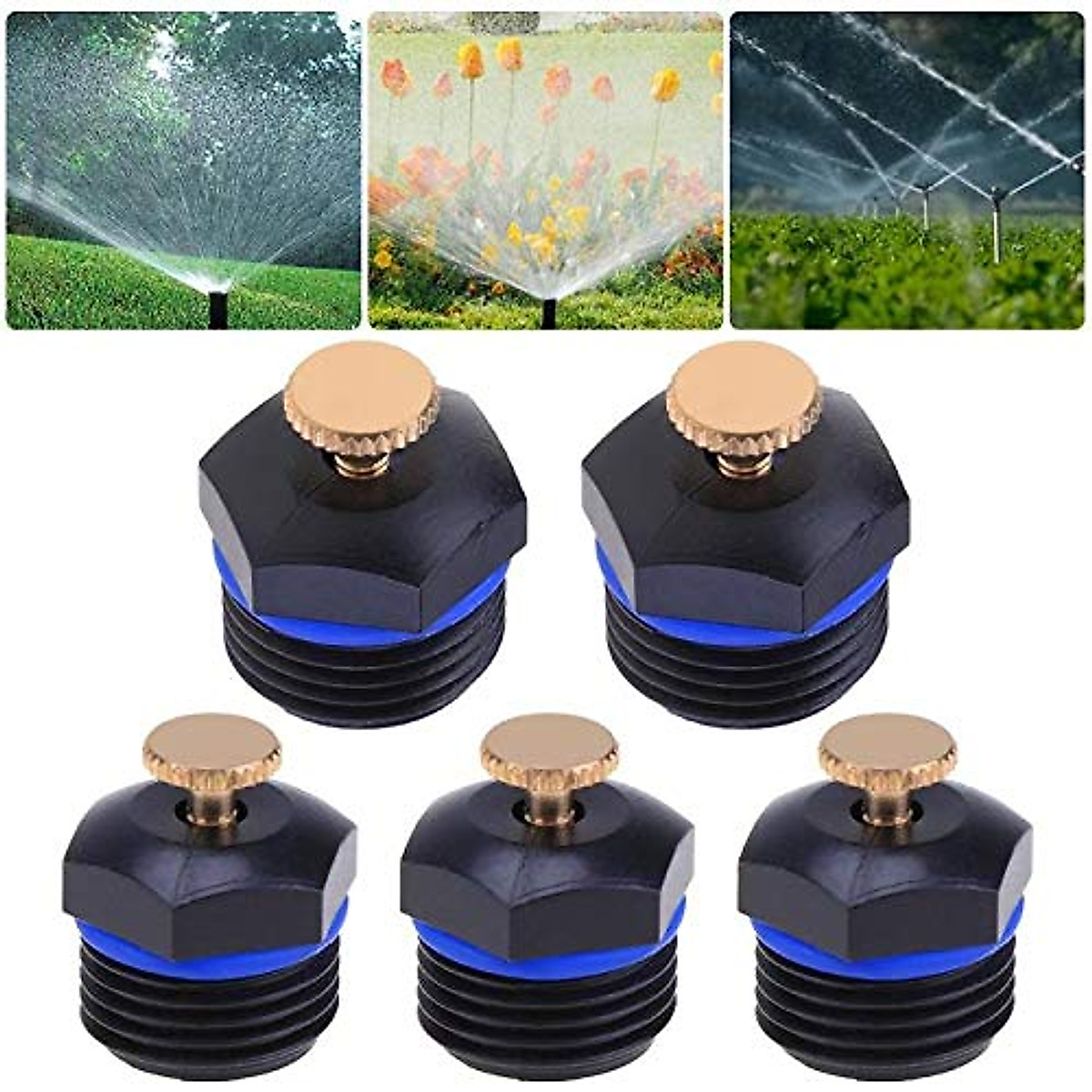 YFQHDD 10pcs/Set 1/2 inch DN15 Thread Garden Sprinklers Lawn Watering Sprinkler Head Garden Sprinklers