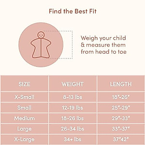 SleepingBaby Zipadee-Zip Transition Swaddle - Cozy Baby Swaddling Blanket with Zipper Convenience - Roomy Baby Wearable Blanket for Easy Diaper Changes - Heather Grey, Medium (6-12 Month)