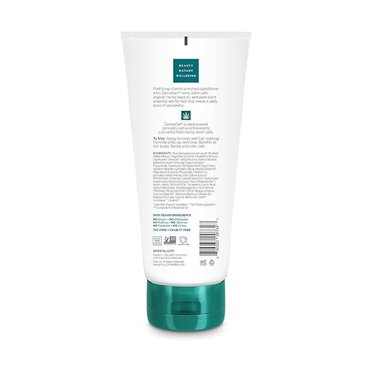 Andalou Naturals CannaCell Vitamin Conditioner, Daily Dose, 8.5 Ounces