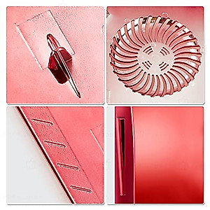 PEPPER JOBS Electroplating Red Vent Heat Console Cover Hard Shockproof Console Skin Case ABS Anti-Scratch Dustproof for Console Disc Edition