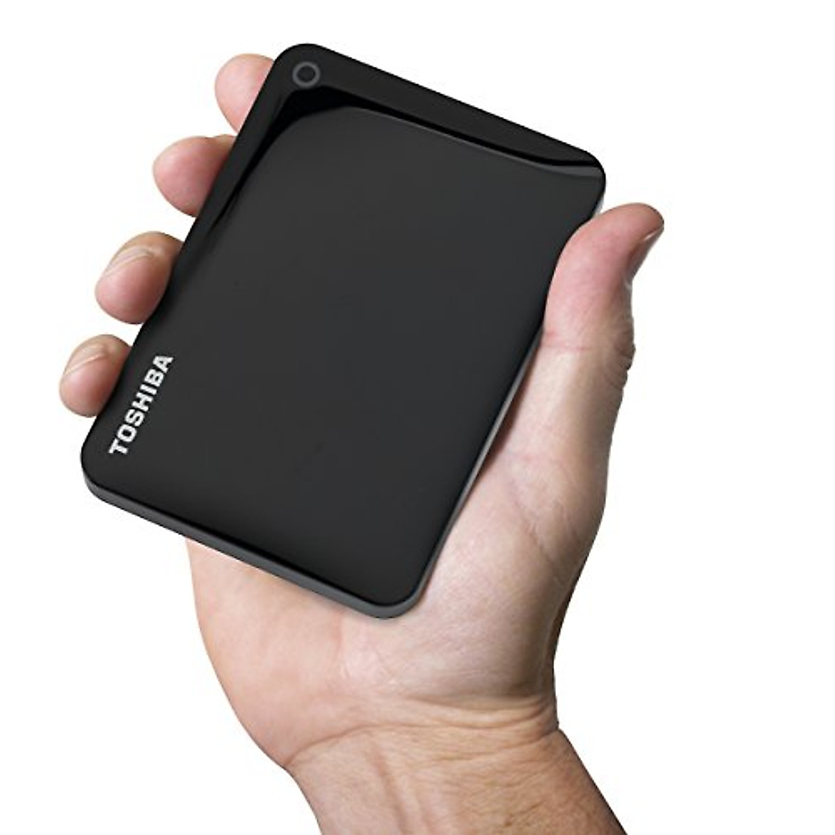 Toshiba Canvio Connect II 1TB Portable Hard Drive, Black (HDTC810XK3A1)