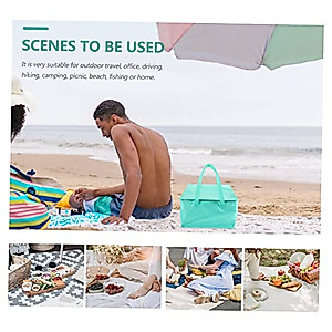 UPKOCH Insulation Bag Cooler Bag Handbag Storage Organizer Insulated Bags for Food Tote Bag Backpack Pizza Food Delivery Tote Delivery Handle Container Window Cooler Bag Fabric