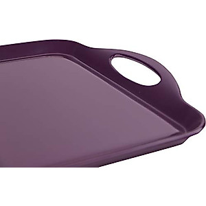 Calypso Basics by Reston Lloyd Melamine Rectangular Tray, Plum