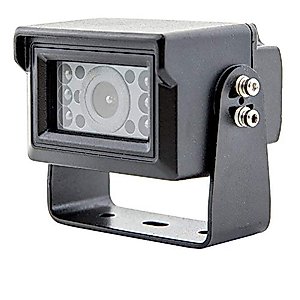 Echomaster PCAM-835B-AHD Mini Commercial Back-Up Camera w/Sunshade - Black
