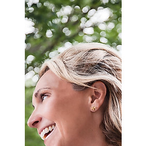 A Charmed Impression • Little Gold Bee Earrings • Gold Honeybee Studs • BumbleBee Post • Handcrafted Jewelry