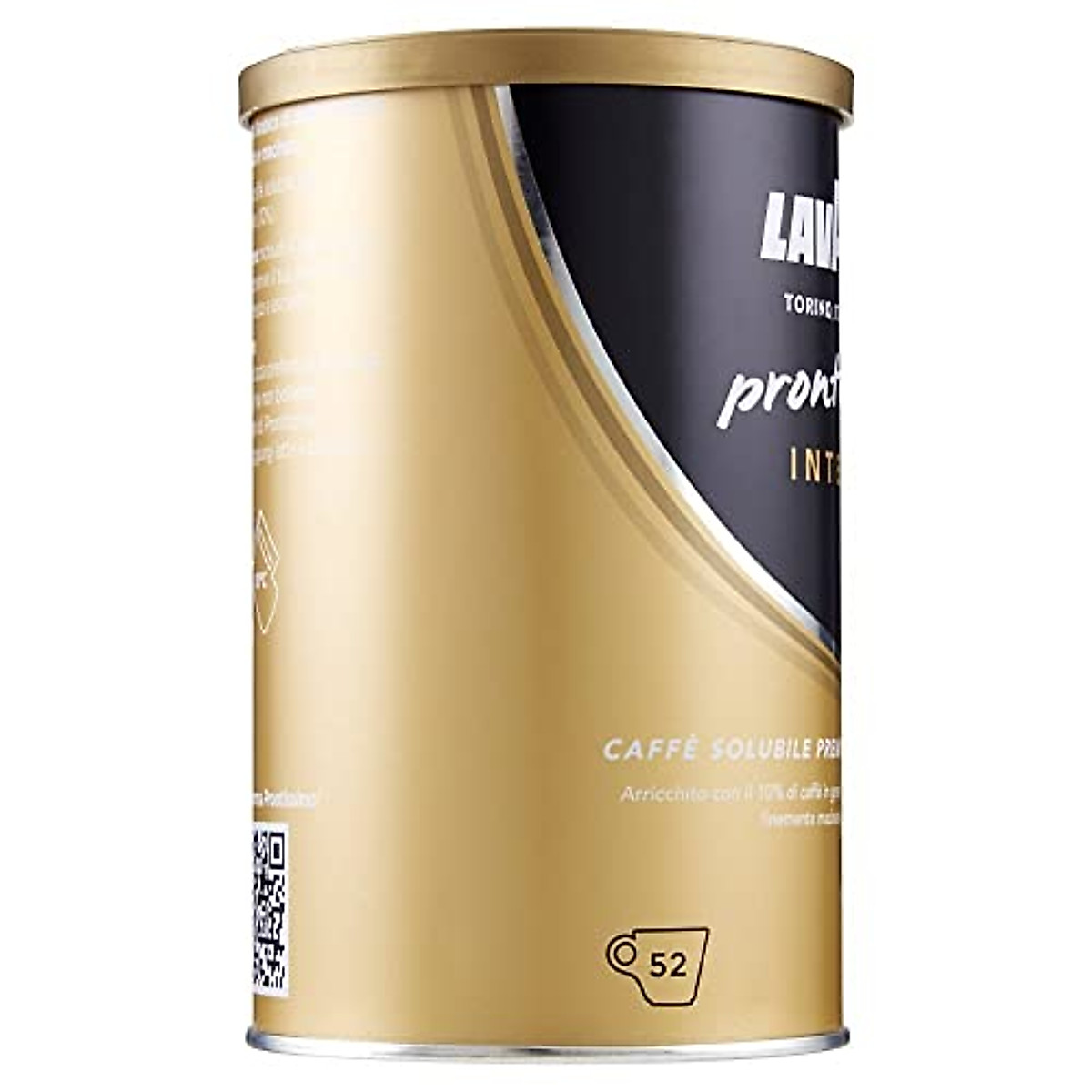 Lavazza: "Prontissimo! Intenso" Instant Coffee, Intense Taste 3.35 Ounces (95gr) Tin [ Italian Import ]