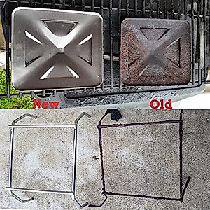 Htanch SN2261(3-Pack) Stainless Steel Heat Plate Replacement for Charbroil 4638213, 4638222, 4638233, 463823304, 4638234, 463823404, 4638235, 4638241, 4638242, 4638245, 4638247, 4638248, 4638255