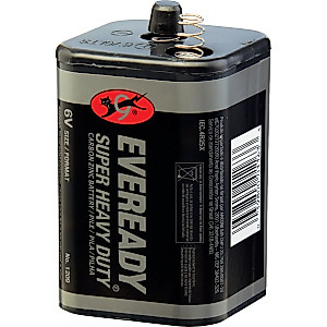 Eveready 1209 6 Volt Super Heavy Duty Lantern Battery Each