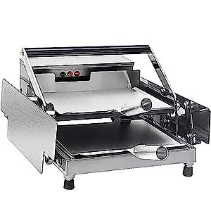 750/2000W Electric Hamburger Bun Heat-Up Machine, Automatic Hamburger Toaster, Hamburger Heating Machine with Non-Stick Pan (Size : Large)
