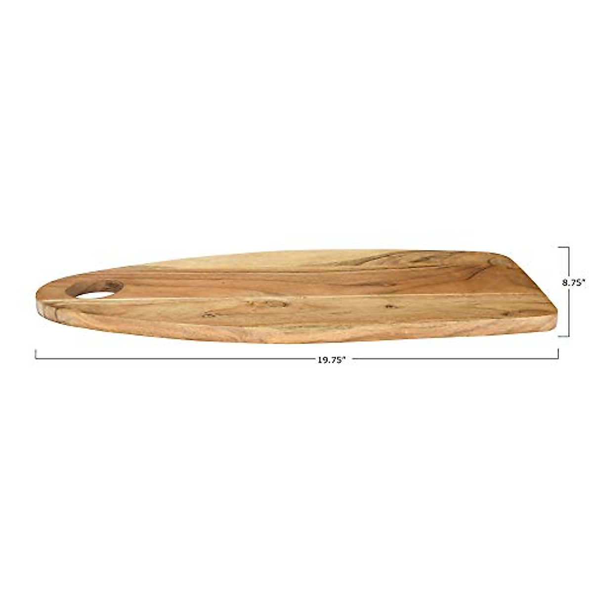 Bloomingville Acacia Wood Cheese Handle Cutting Board, Brown