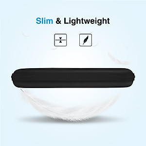 SKYREH Stethoscope Hard Case, Shockproof Slim Travel Storage Bag for 3M Littmann Classic III, 3M Littmann Cardiology IV, Lightweight II S.E, Omron, ADC, MDF Acoustica Stethoscope (Black)