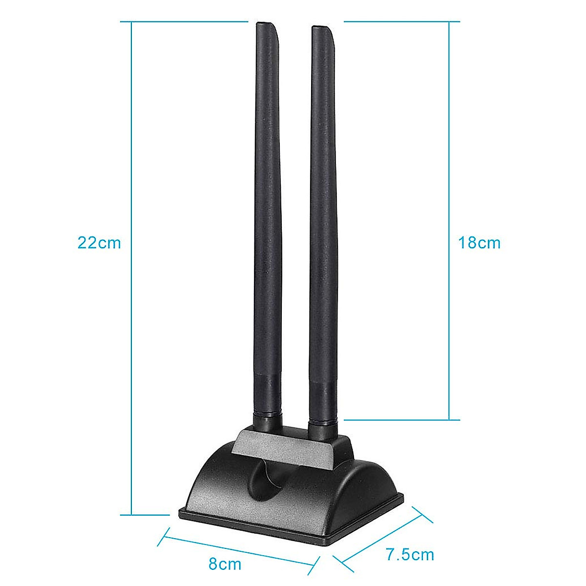 Bingfu 4G LTE Antenna Magnetic Base 6dBi 4G LTE MIMO SMA Male Antenna Compatible with 4G LTE Wireless CPE Router Cellular Gateway Industrial IoT Router MiFi Mobile Hotspot Modem USB Dongle Adapter