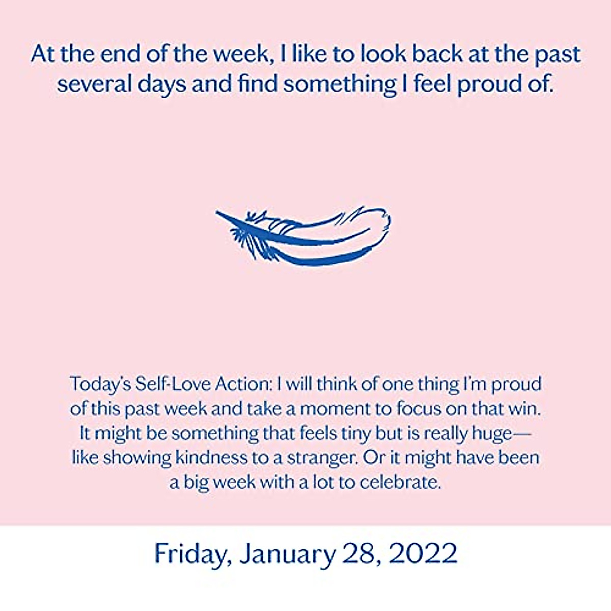 A Year of Self-Love Page-A-Day Calendar 2022: Daily Affirmations and Actions for Self-Compassion and Self Worth.