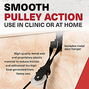 Lifeline Econo Shoulder Pulley, Physical Therapy FSA Pulley System, Over The Door Exercise Pulley for Shoulder Rehab, Home Workout Physical Therapy Equipment