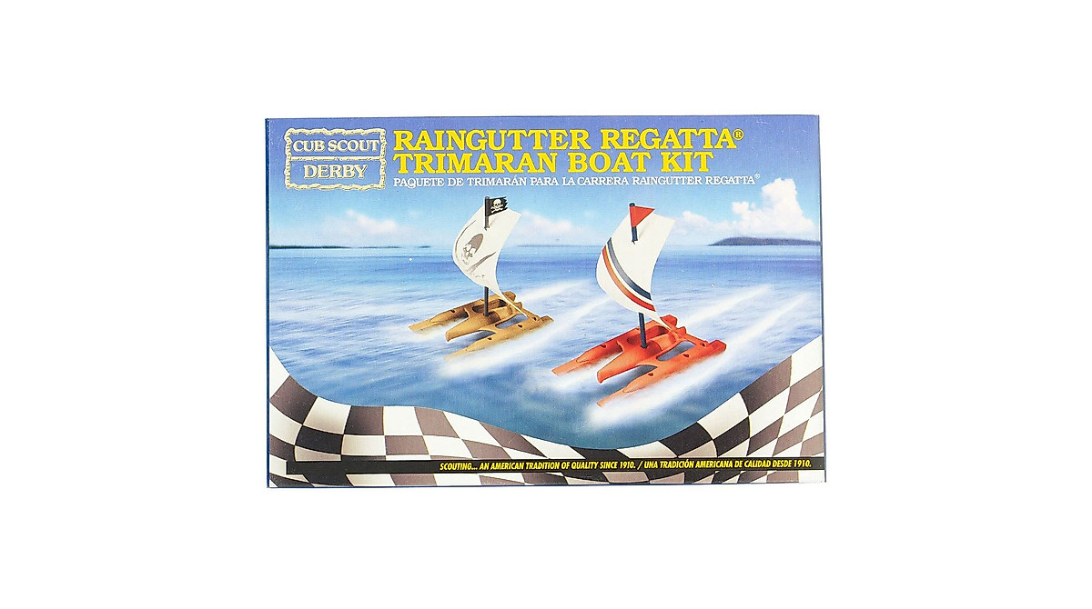 Boy Scouts Raingutter Regatta Trimaran Boat Kit