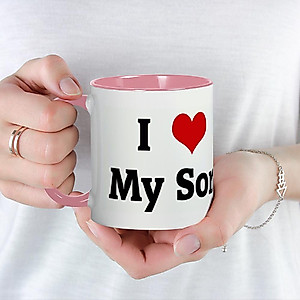 CafePress I Love My Son Mug Ceramic Coffee Mug, Tea Cup 11 oz
