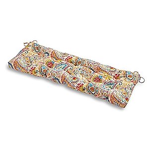 Greendale Home Fashions Outdoor 51x18-inch Bench Cushion, 1 Count (Pack of 1), Jubilee