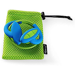 BoomPods Sportpods 2 in-Ear Bluetooth Sport Headphones (Blue/Green) Wireless Workout Earbuds - Powerful Bass - Sweatproof - Ergonomic Ear Tip